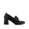 AISHA MOC TOE PUMPS - Black
