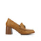 AISHA MOC TOE PUMPS - Tan