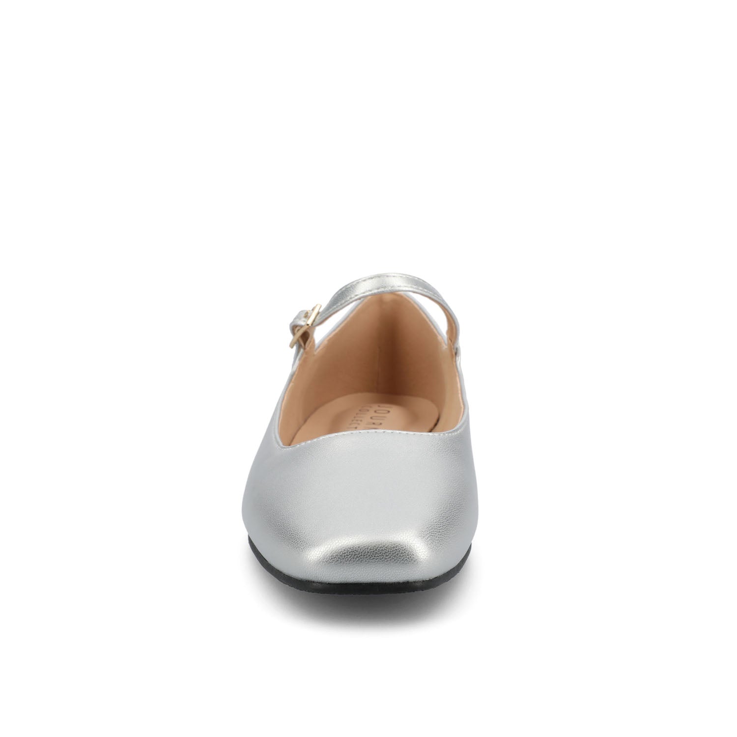 CARRIE BALLET FLATS IN PATENT - Silver PU