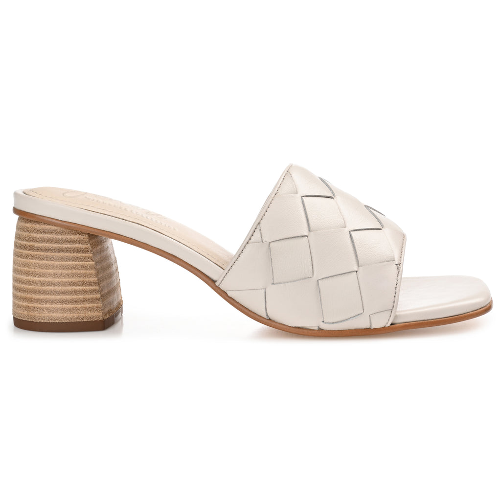 KELLEE BLOCK HEELED MULES IN LEATHER – Journee