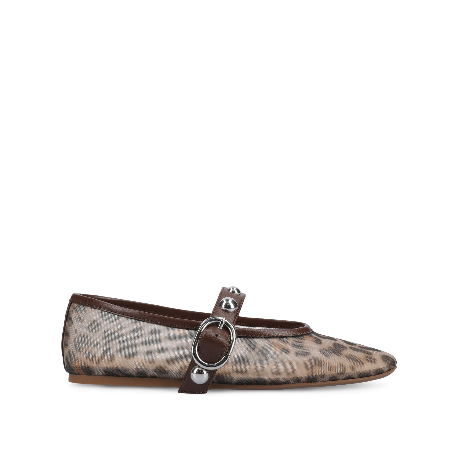 NAVEAH BALLET FLATS - Snow Leopard Mesh