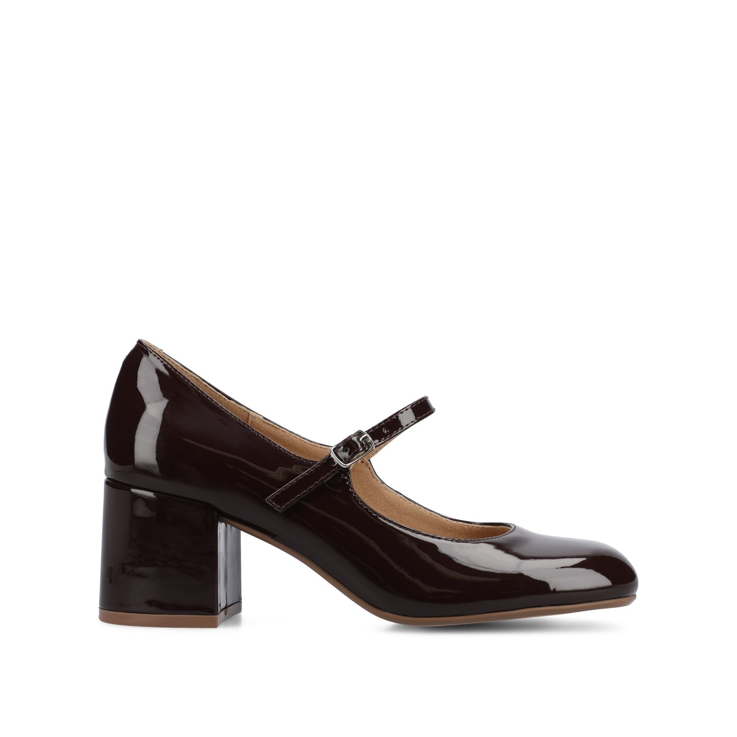OKENNA LOW HEEL PUMP IN WIDE - Chocolate